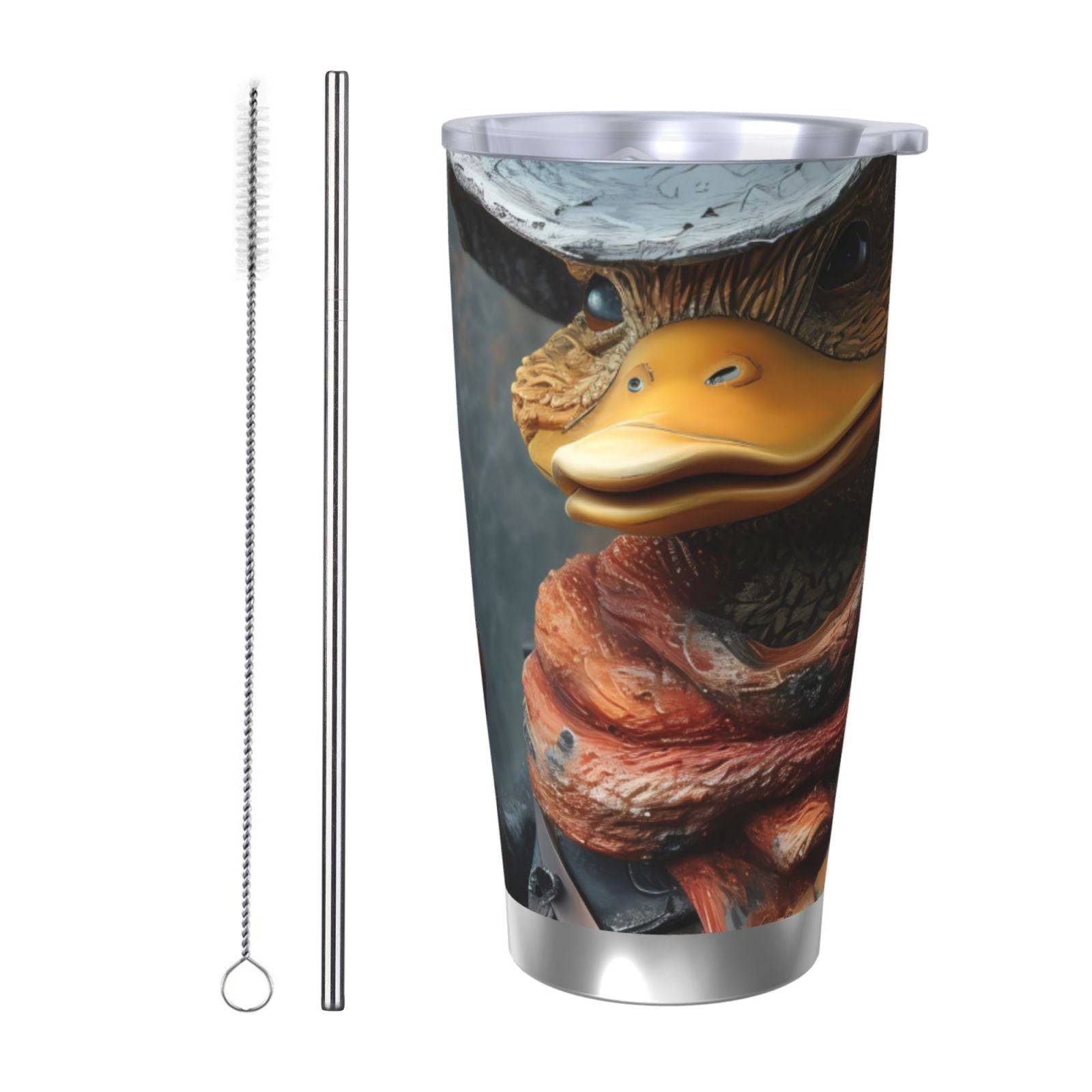 Derioi Western Cowboy Duck for 20oz Tumbler with Lid for Hot and Cold ...