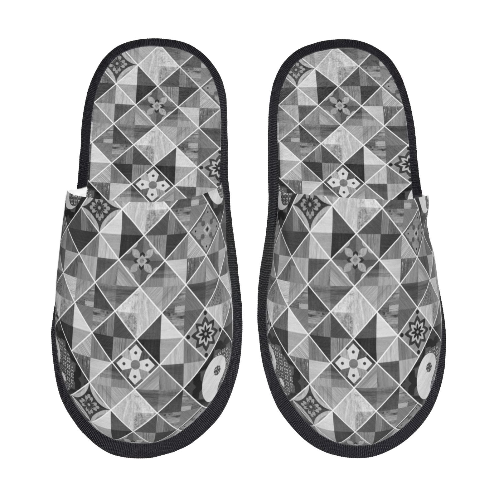 Derioi Yin Yang With Black And White for Slippers Indoor Outdoor Anti ...