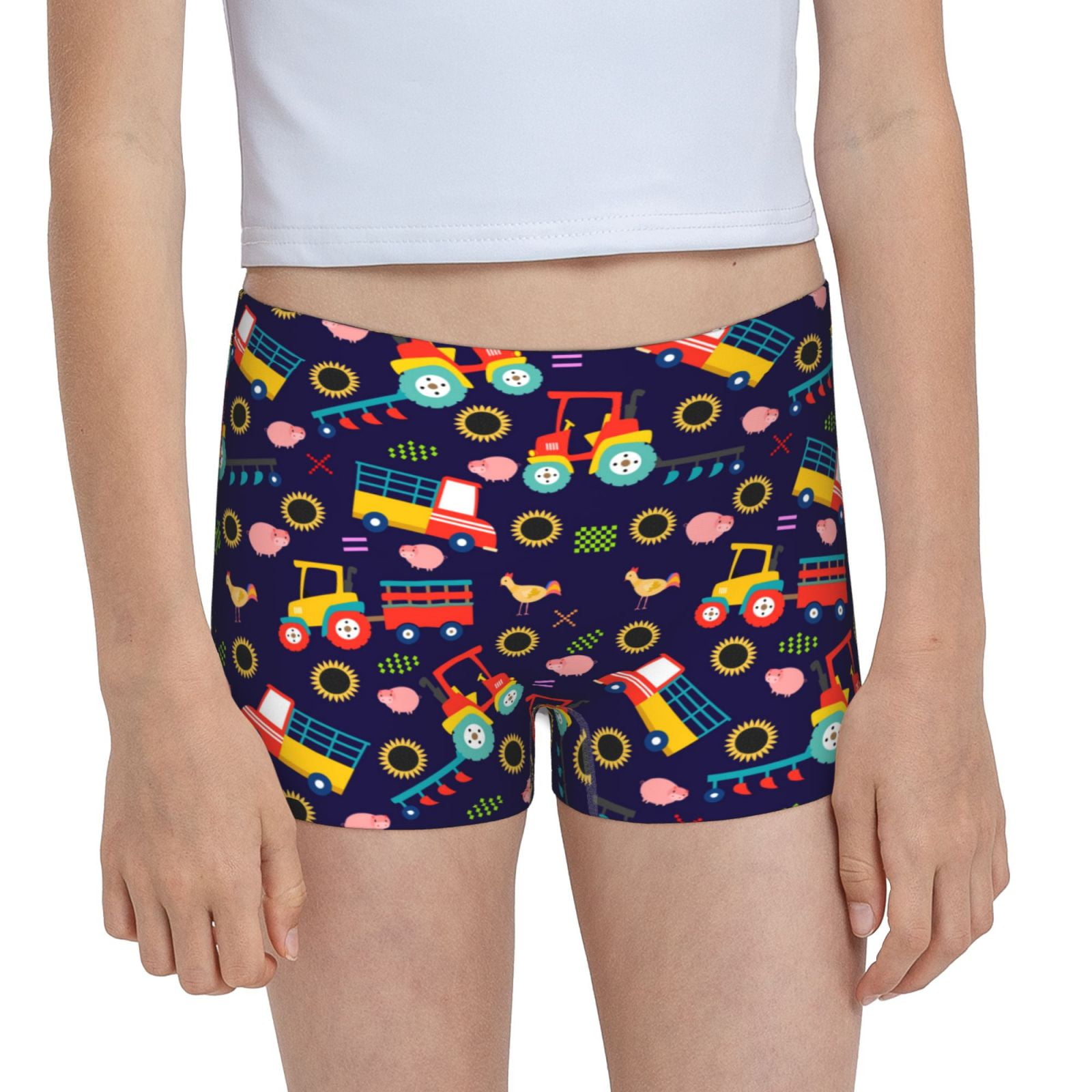 Derioi cute animals for Girls' Soft Mid-Rise Boxer Briefs Soft Cotton ...