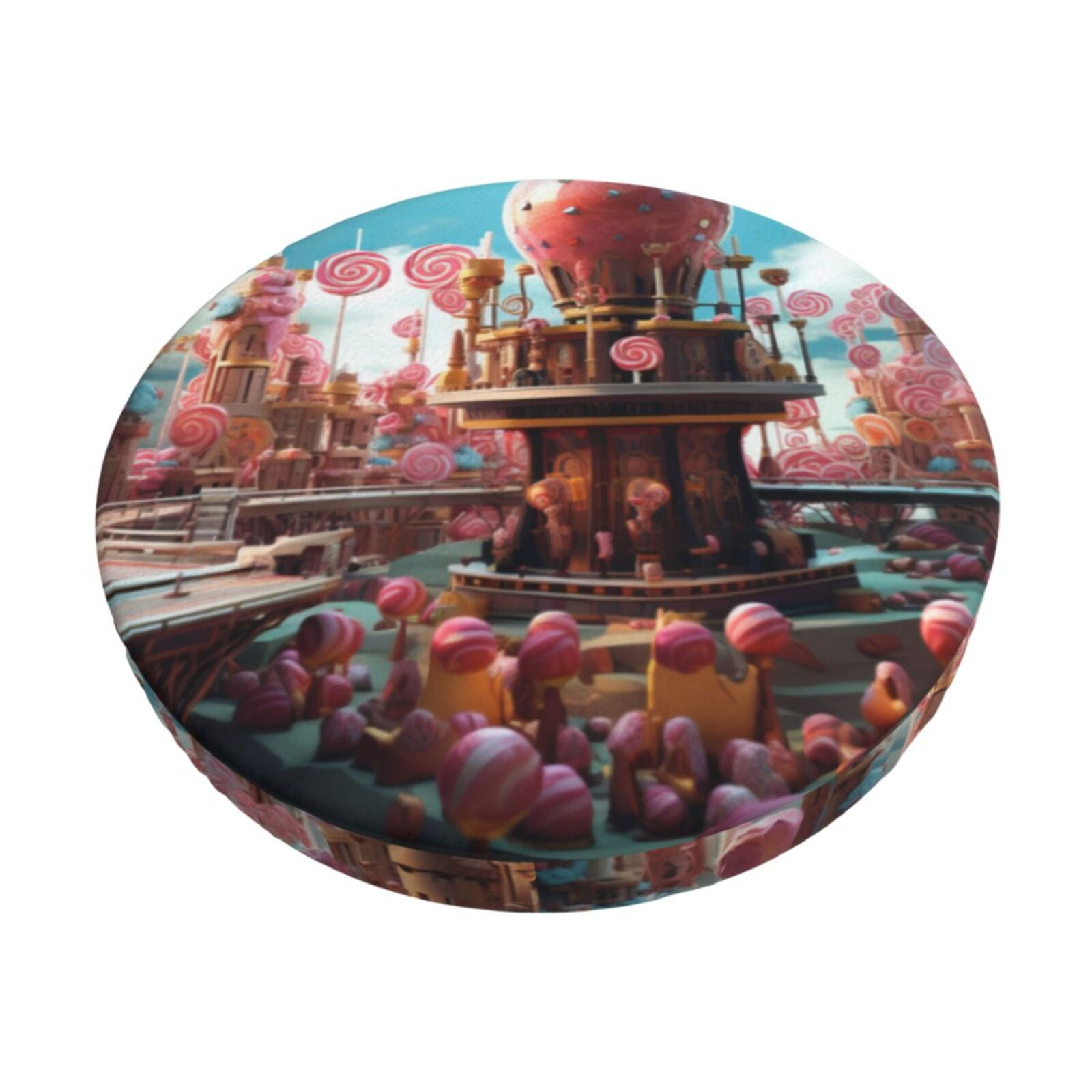 Derioi fairy-tale-world-with-delicious-candy for Round Bar Chair ...