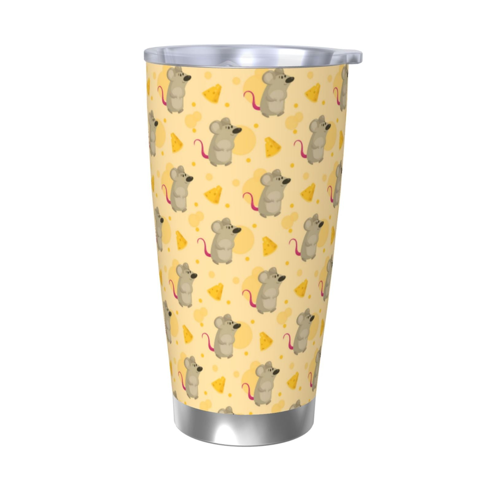 Derioi mouse and cheese for 20oz Tumbler with Lid for Hot and Cold ...