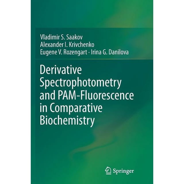 Derivative Spectrophotometry and Pam-Fluorescence in Comparative ...