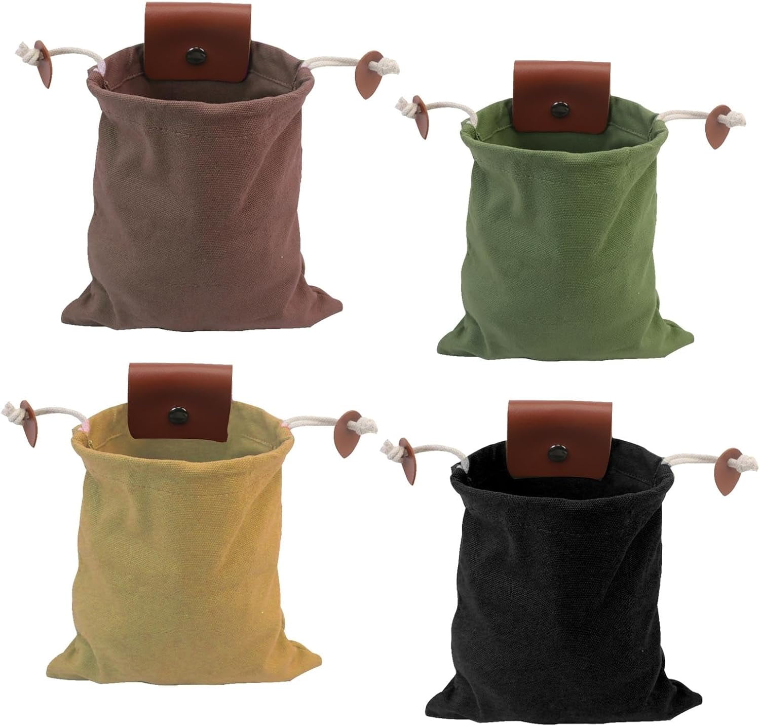 Derivemid Bag, Derivemid Foraging Bag, Leather Canvas Collapsible Bag ...