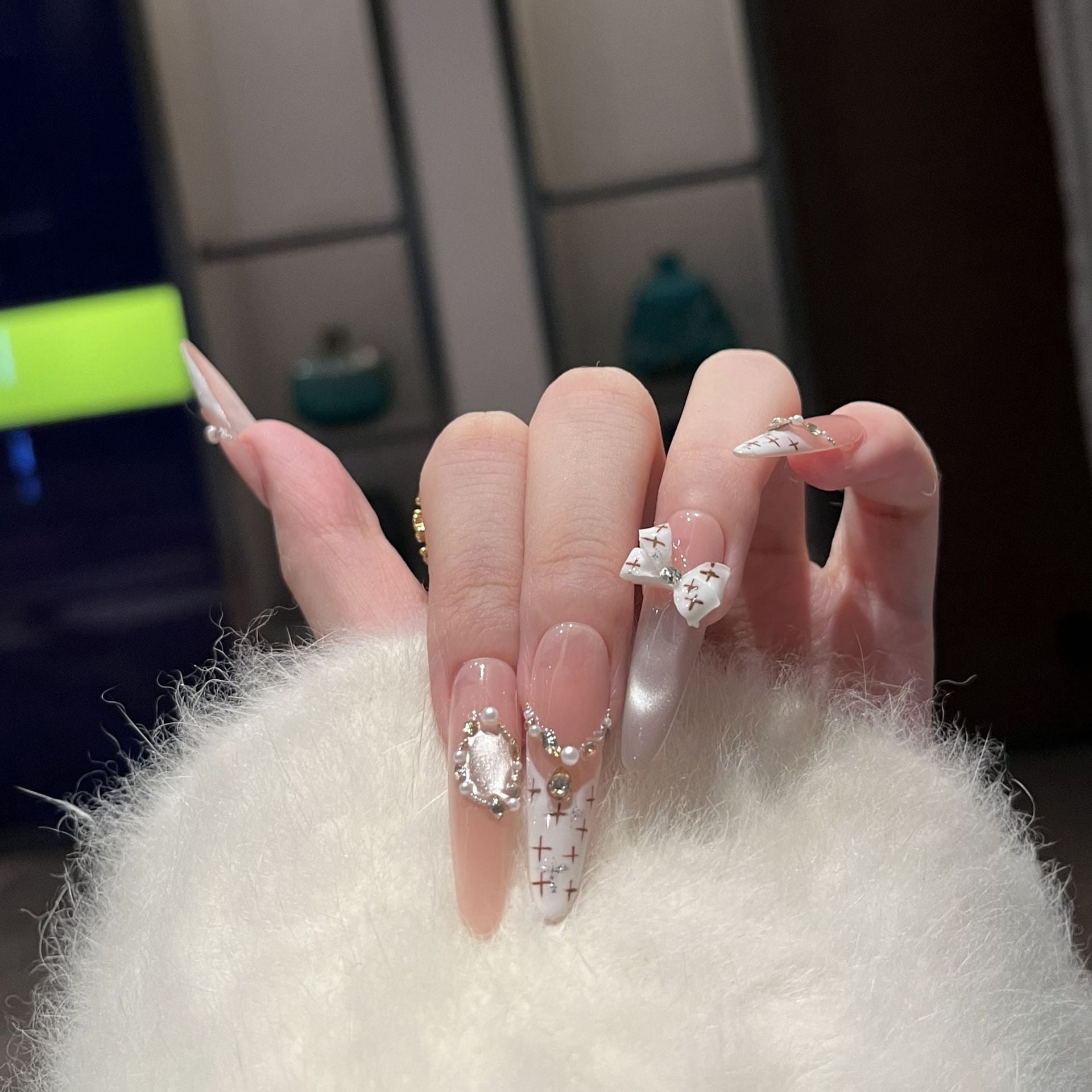 Derizon [Princess Souffle] Wearing nail pure handmade small fragrance ...