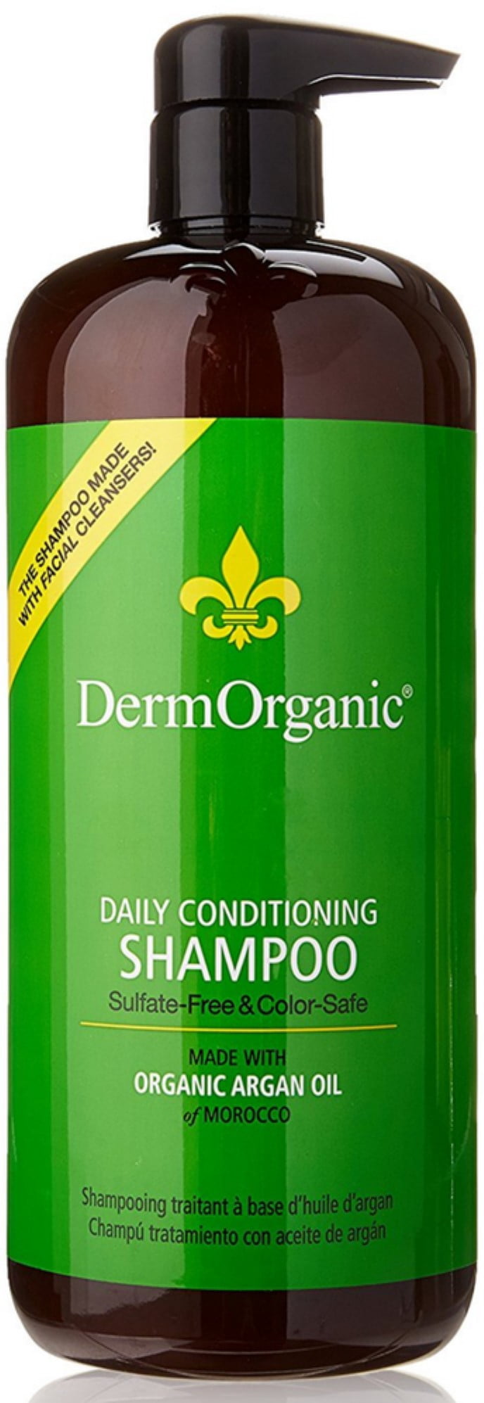 DermOrganic Sulfate-Free Conditioning Shampoo with Argan Oil 33.8 oz ...