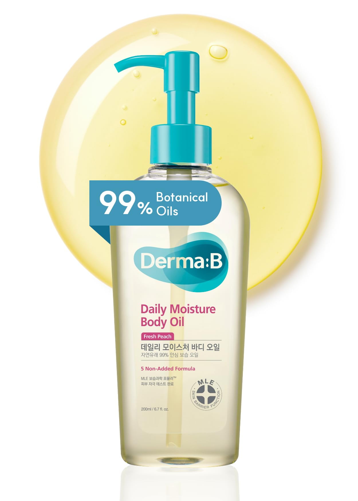Derma B | Daily SBF3 Moisture Body Oil | 99% Natural Almond Oil ...