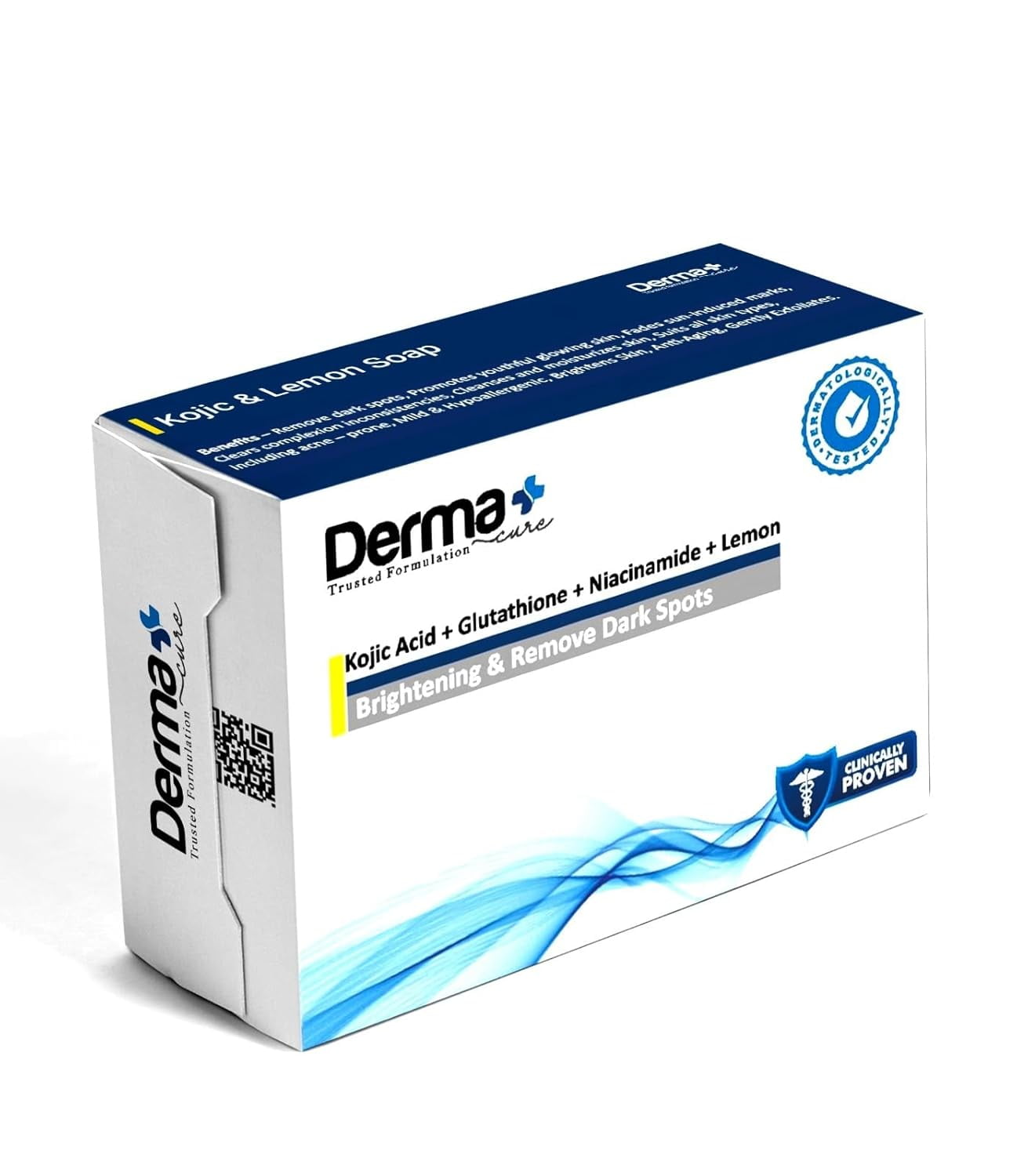 Derma Cure Kojic Acid Soap with Glutathione Niacinamide Lemon for Skin ...