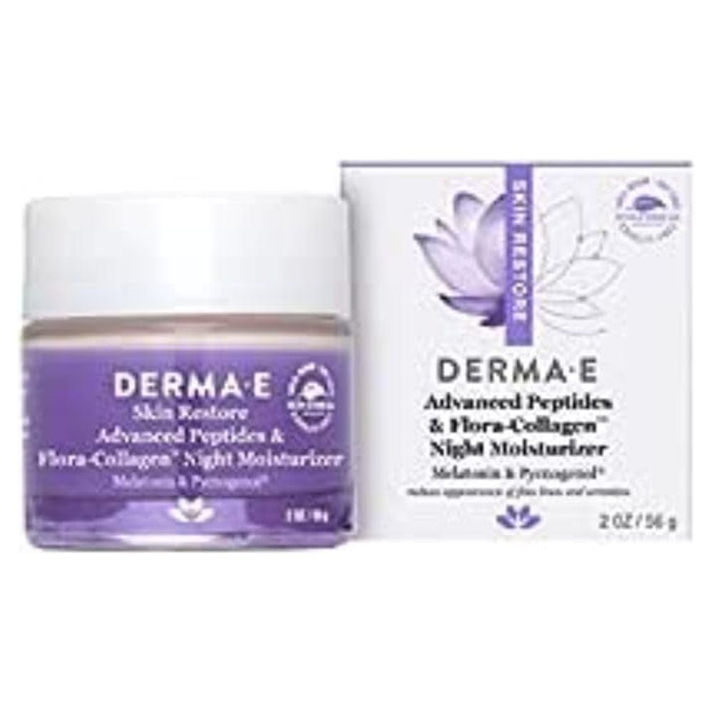 Derma E Advanced Peptides And Vegan Flora-Collagen Night Moisturizer ...