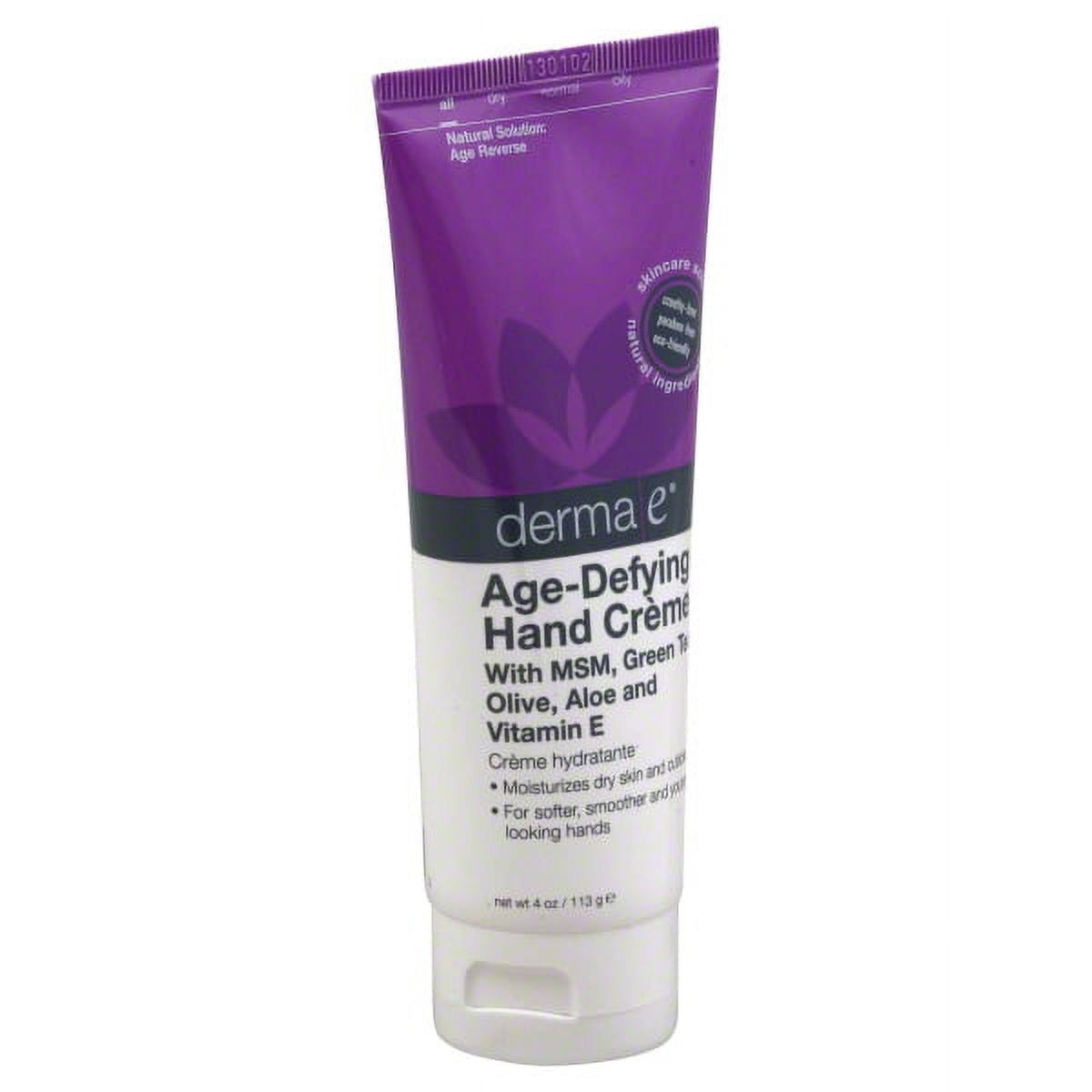 Derma-E Age-Defying Hand Crme with MSM, Green Tea, Aloe and Vitamin E ...
