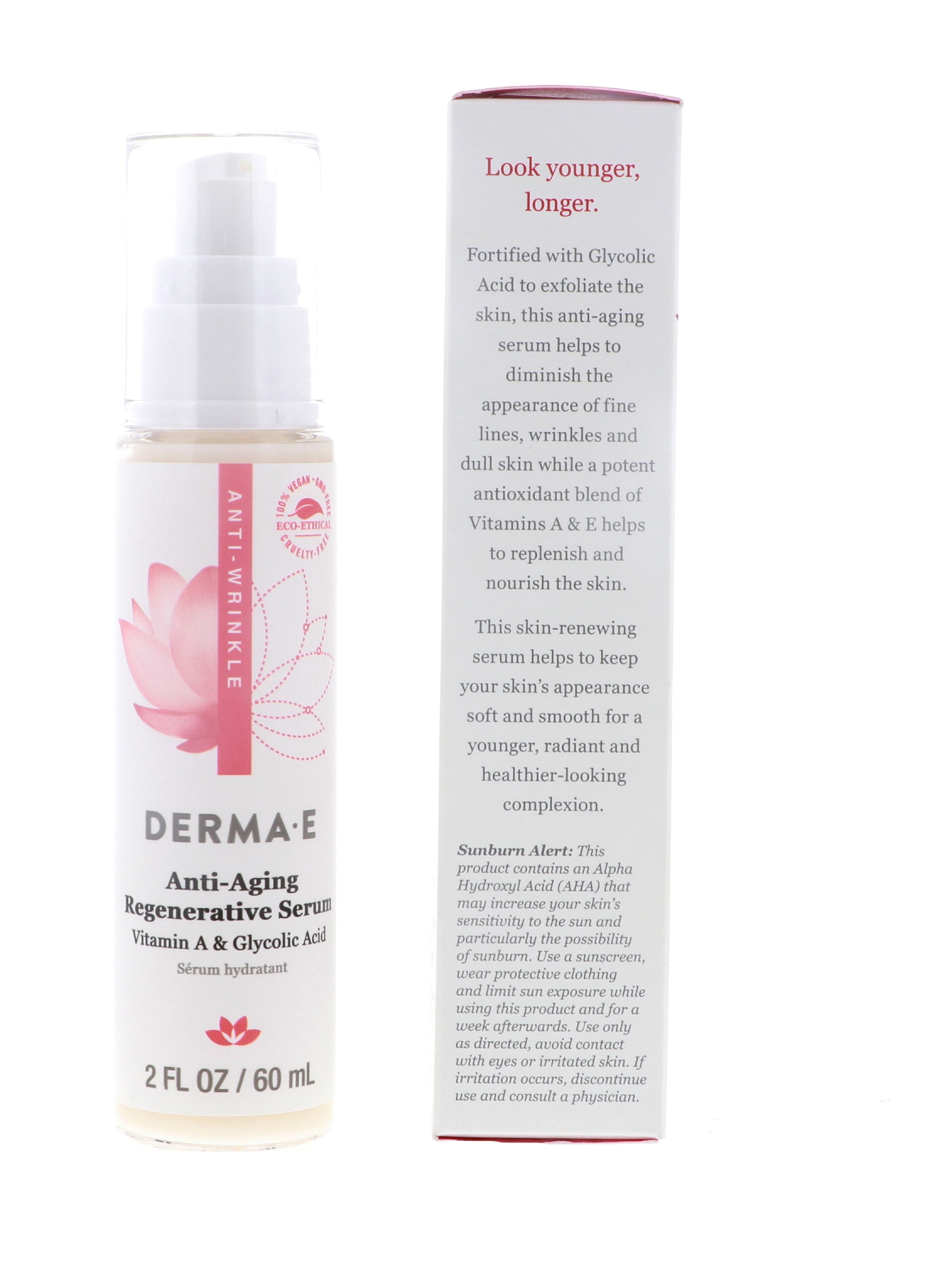 Derma-E Face Anti-Aging Regenerative Serum, 2 oz - Walmart.com