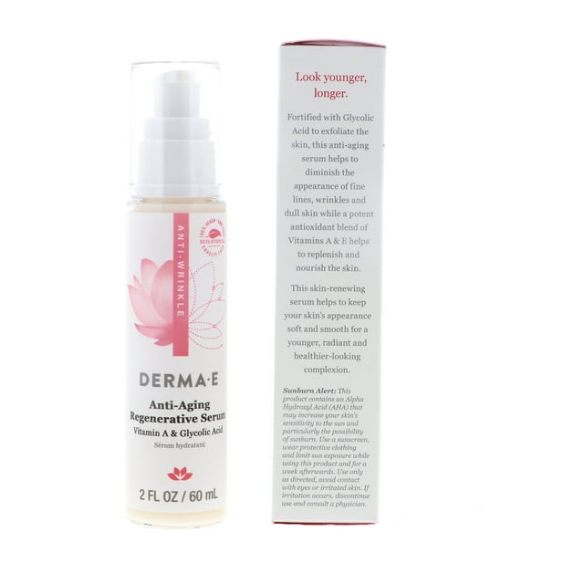 Derma-E Face Anti-Aging Regenerative Serum, 2 oz - Walmart.com