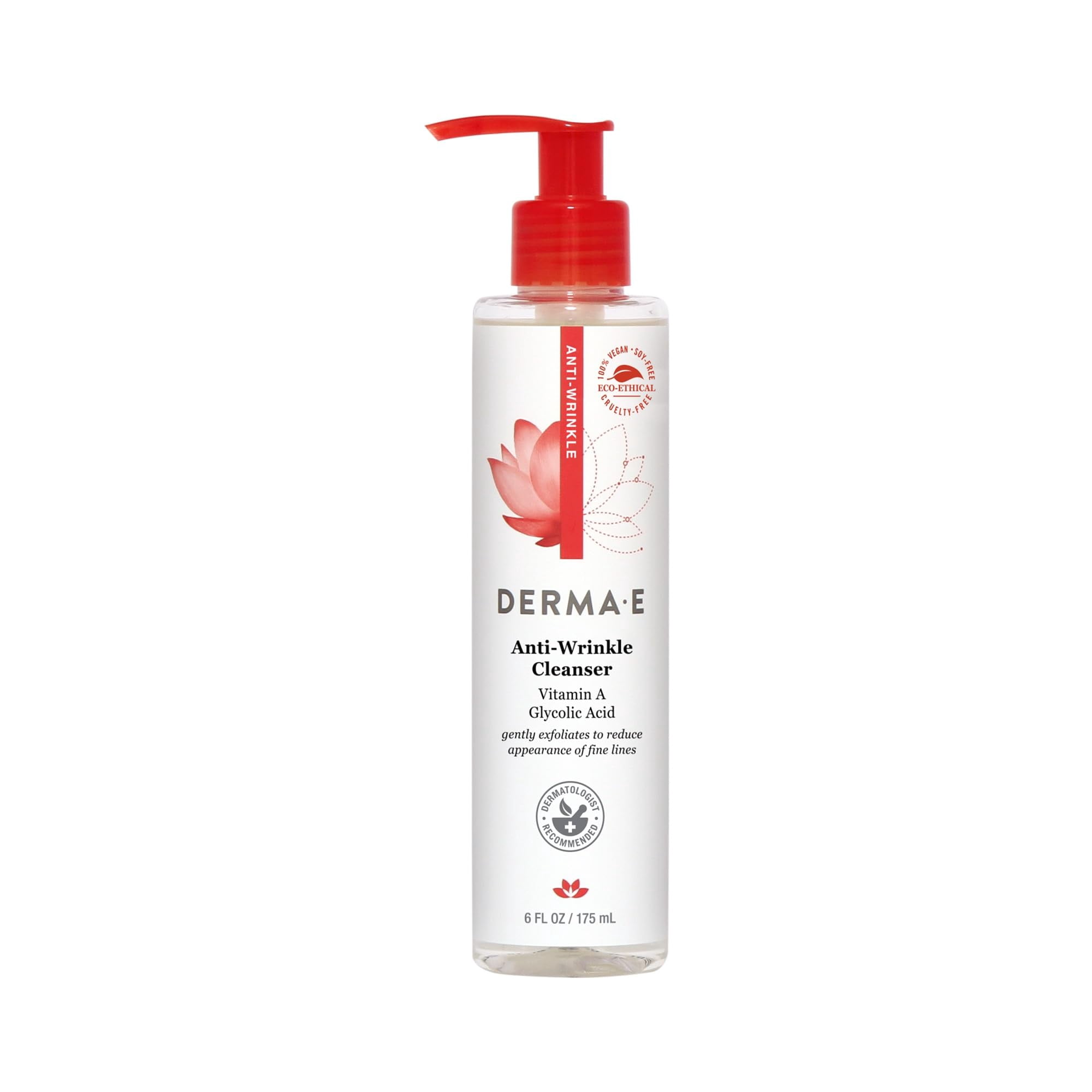Derma E Anti-Wrinkle Cleanser DMF15 - Anti-Aging Face Wash with ...