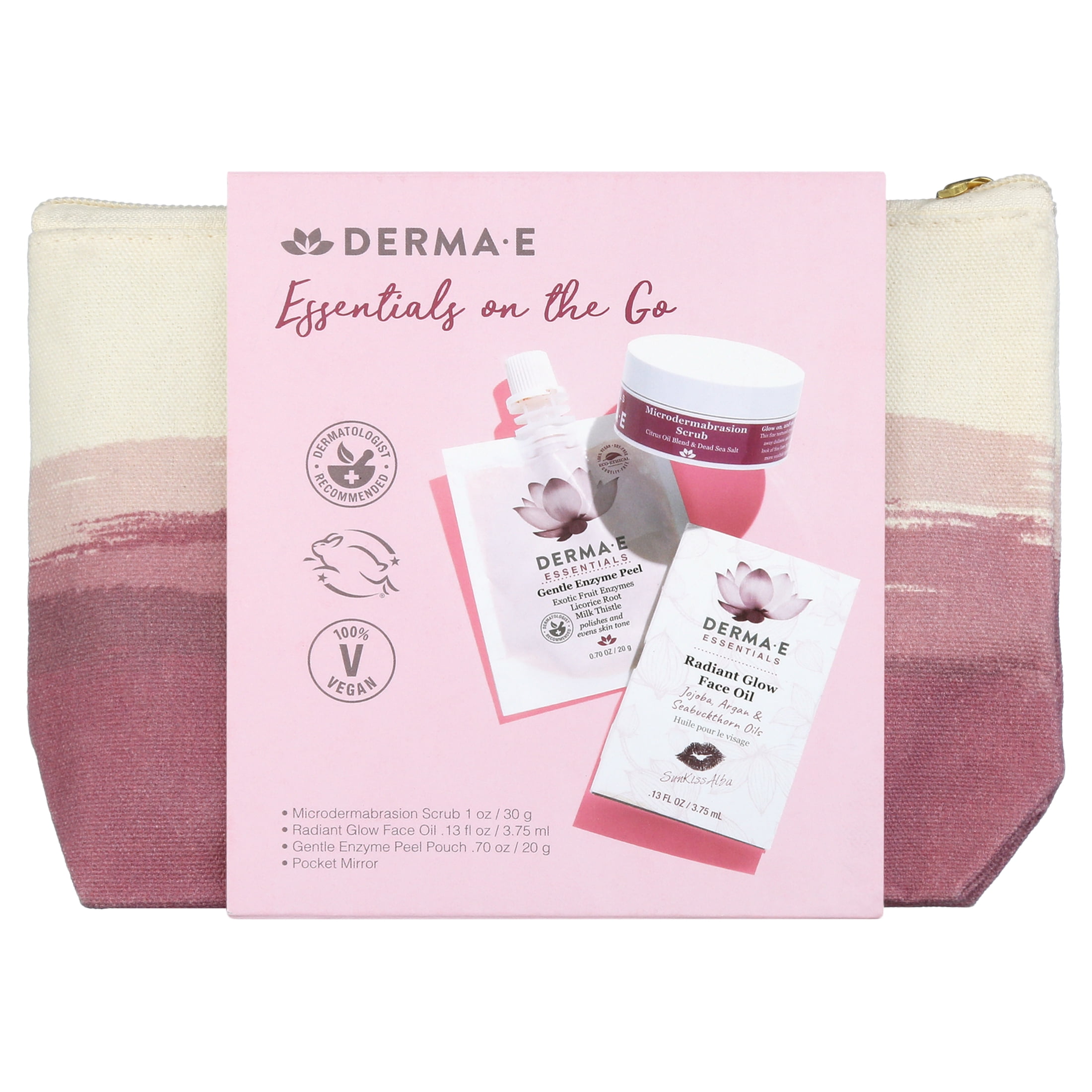 Derma E Essentials On the Go Bag - Walmart.com