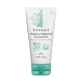 Derma E Natural Mineral Facial Sunscreen, SPF 30, 2 oz HSA/FSA Eligible ...