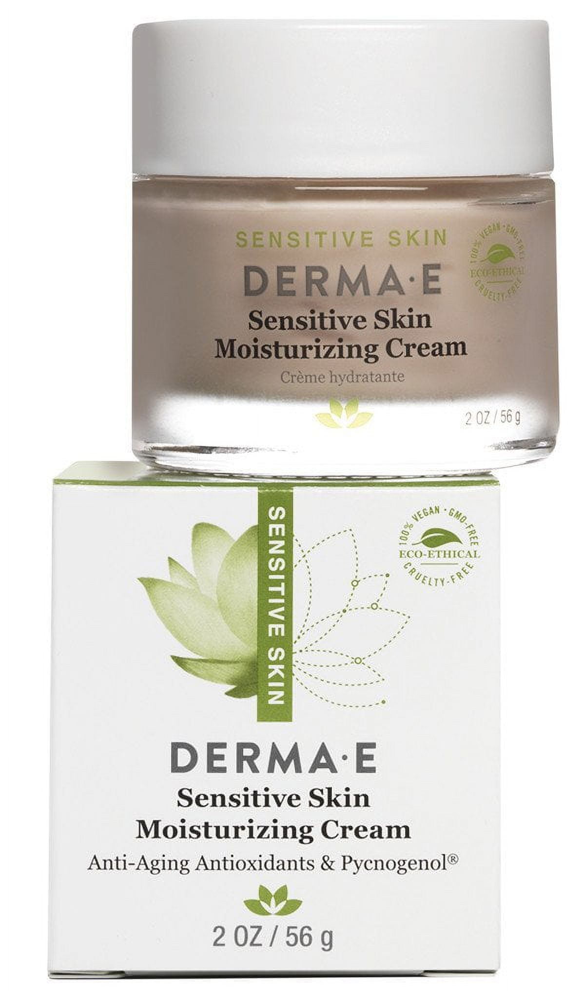 Derma E Sensitive Skin Moisturizing Cream, 2 Oz - Walmart.com