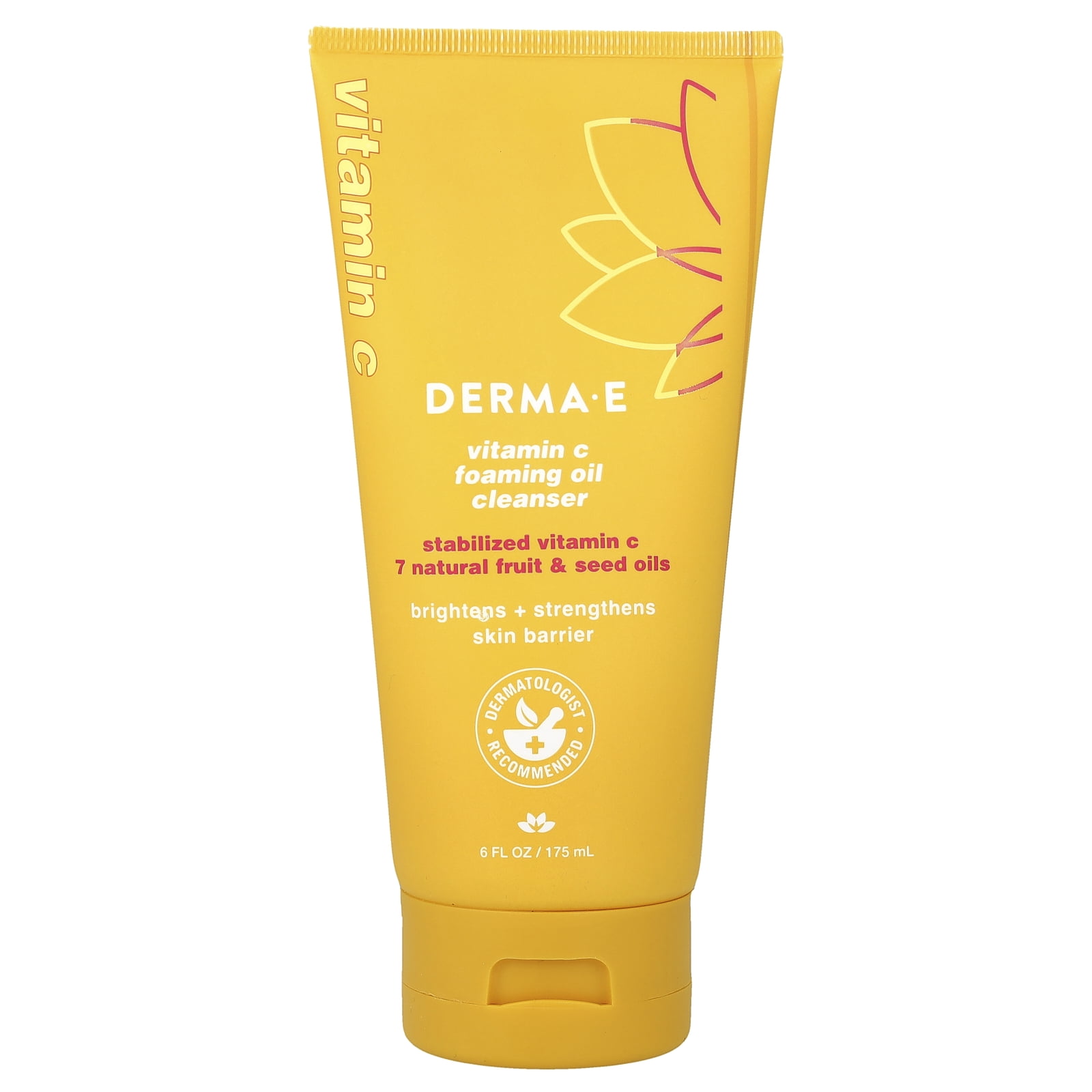 DERMA E Vitamin C Foaming Oil Cleanser, 6 fl oz (175 ml) - Walmart.com
