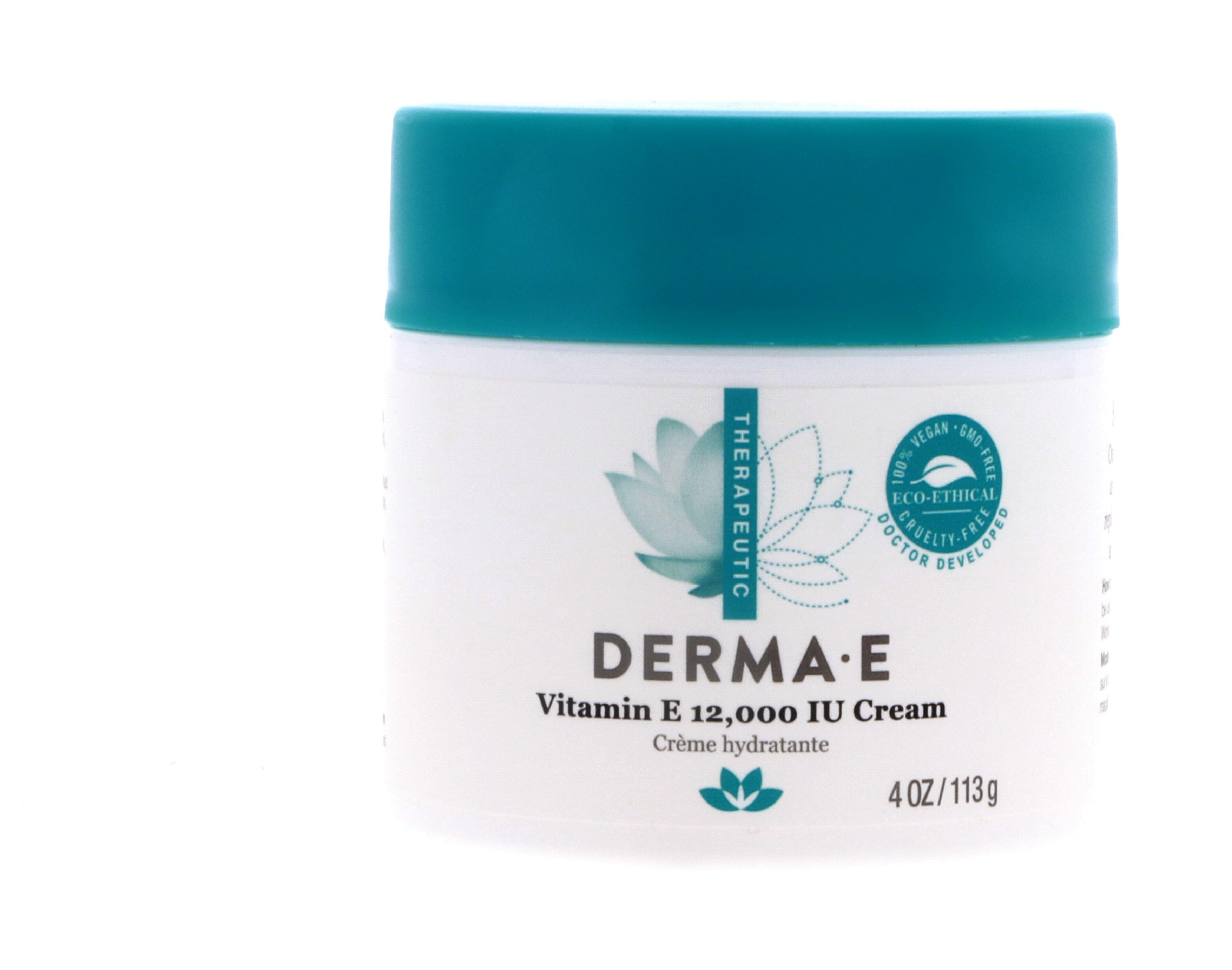 Derma-E Vitamin E 12,000 IU Cream, 4 oz 3 Pack - Walmart.com