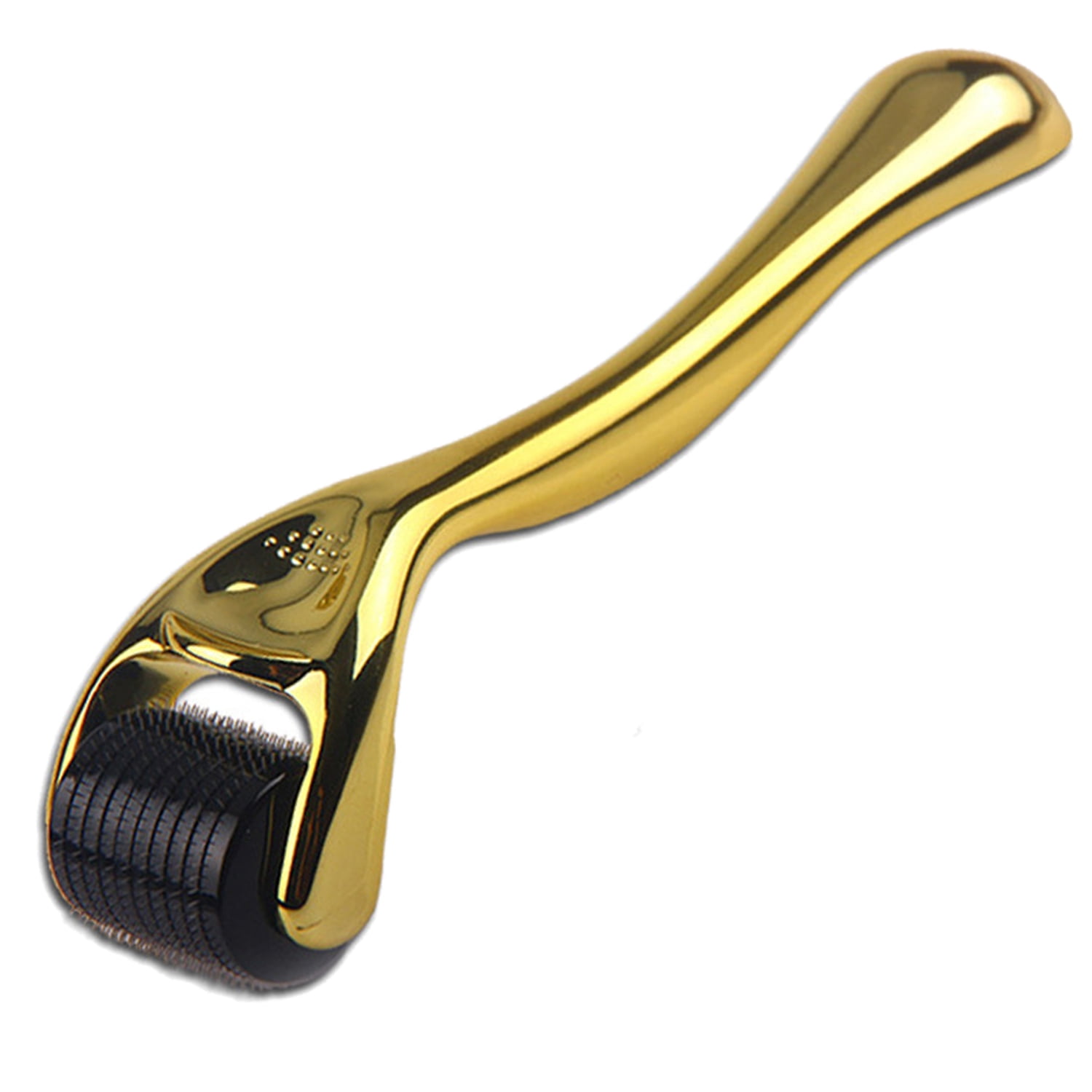 Derma Roller 0.25 mm Microneedle with 540 Titanium Micro Needles - Gold ...