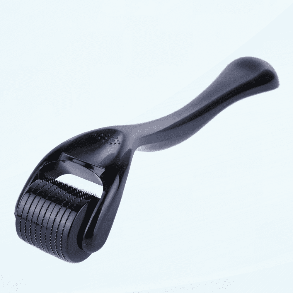 Derma Roller for Hair & Beard Growth - 540 Titanium Microneedles Roller ...