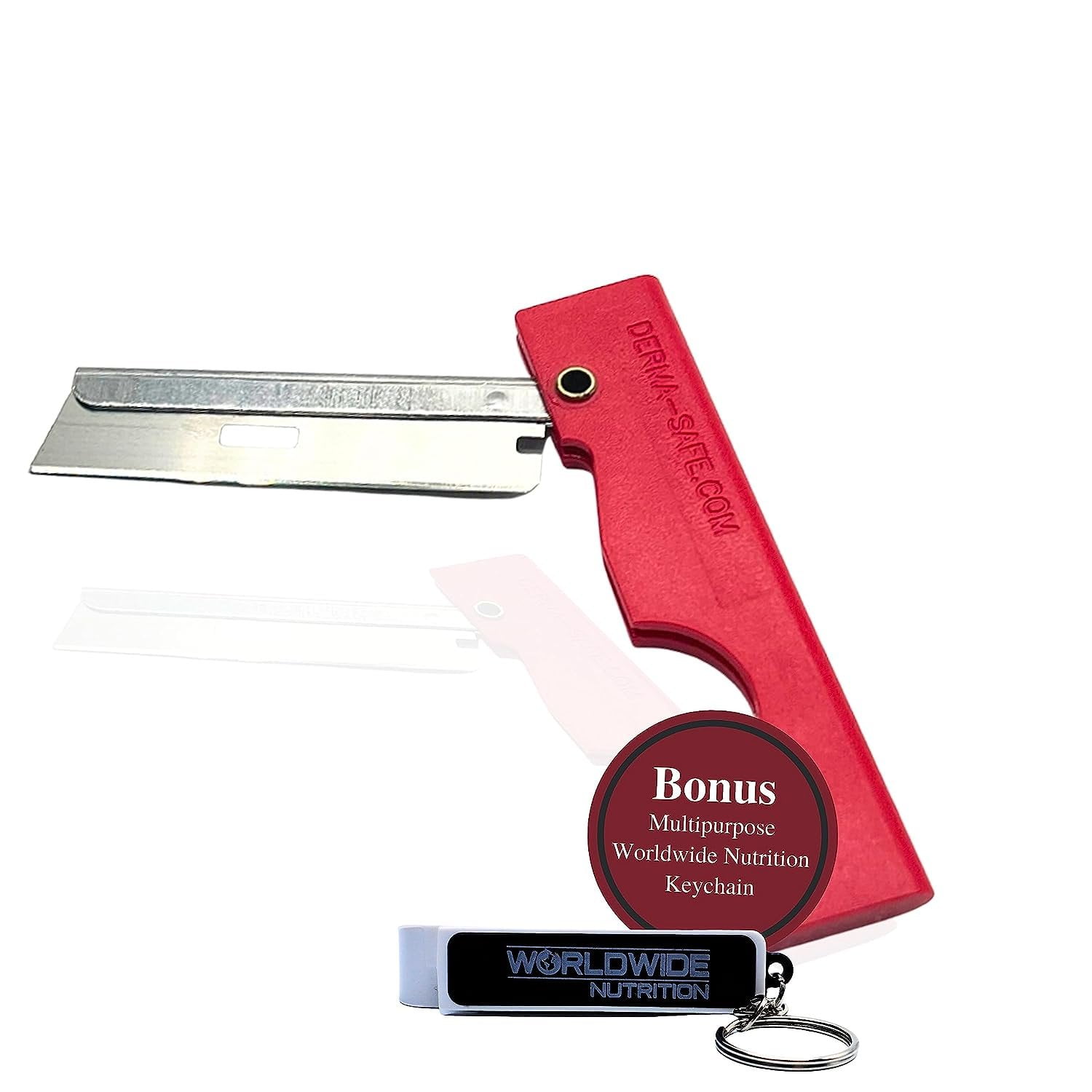 Derma-Safe Folding Utility Razor for Survival Utility and First Aid ...