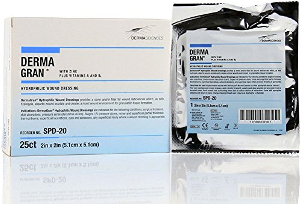 Derma Sciences SPD-20 Dermagran SPD20 zinc Plus Vitamins A + b62 in. x ...