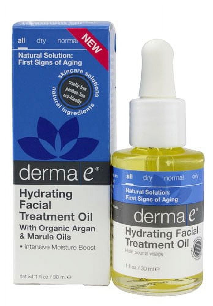 Derma e Hydrating Facial Treatment Oil, 1.0 Oz - Walmart.com