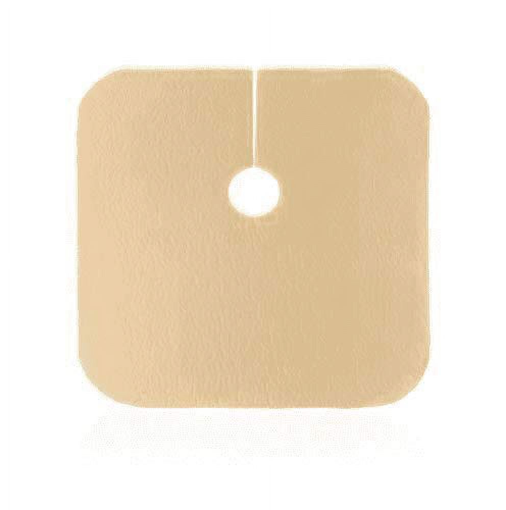 DermaFoam Tracheostomy Foam Dressing 3 1 2 X 3 1 2 Inch Fenestrated DermaFoam Tracheostomy Foam Dressing 3 1 2 X 3 1 2 Inch Fenestrated