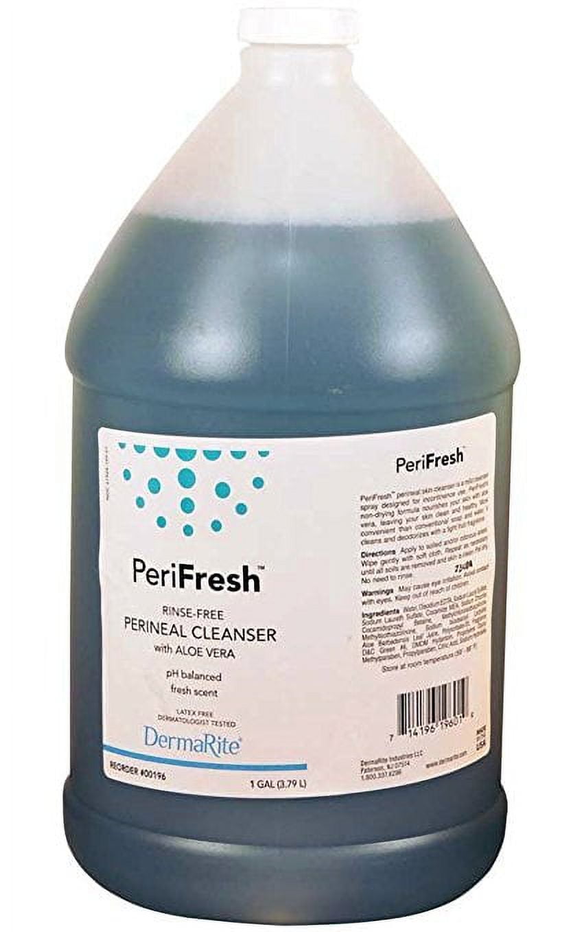Dermarite PeriFresh Rinse-Free Perineal Cleanser 1 Gallon (128 Fl Oz ...