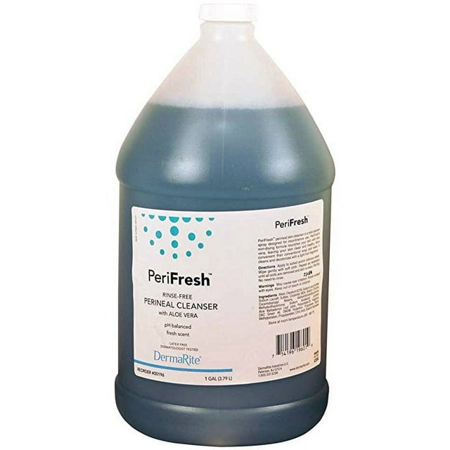 Dermarite PeriFresh Rinse-Free Perineal Cleanser 1 Gallon (128 Fl Oz ...