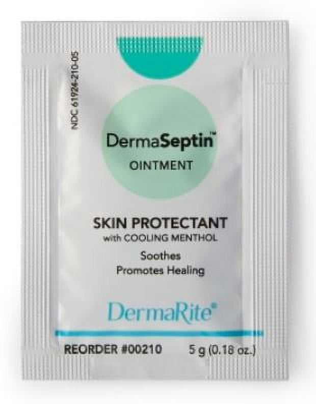 DermaSeptin Skin Protectant 5 Gram Individual Packet Scented Ointment ...