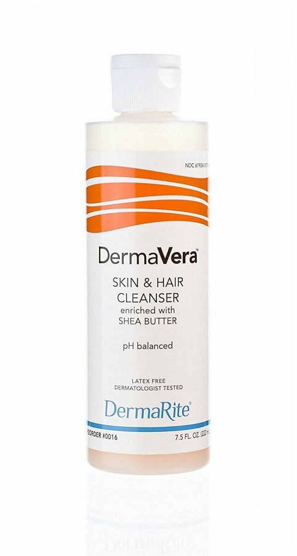 DermaVera Shampoo and Body Wash, Scented, 7.5 oz. Flip Top Bottle, 1 ...
