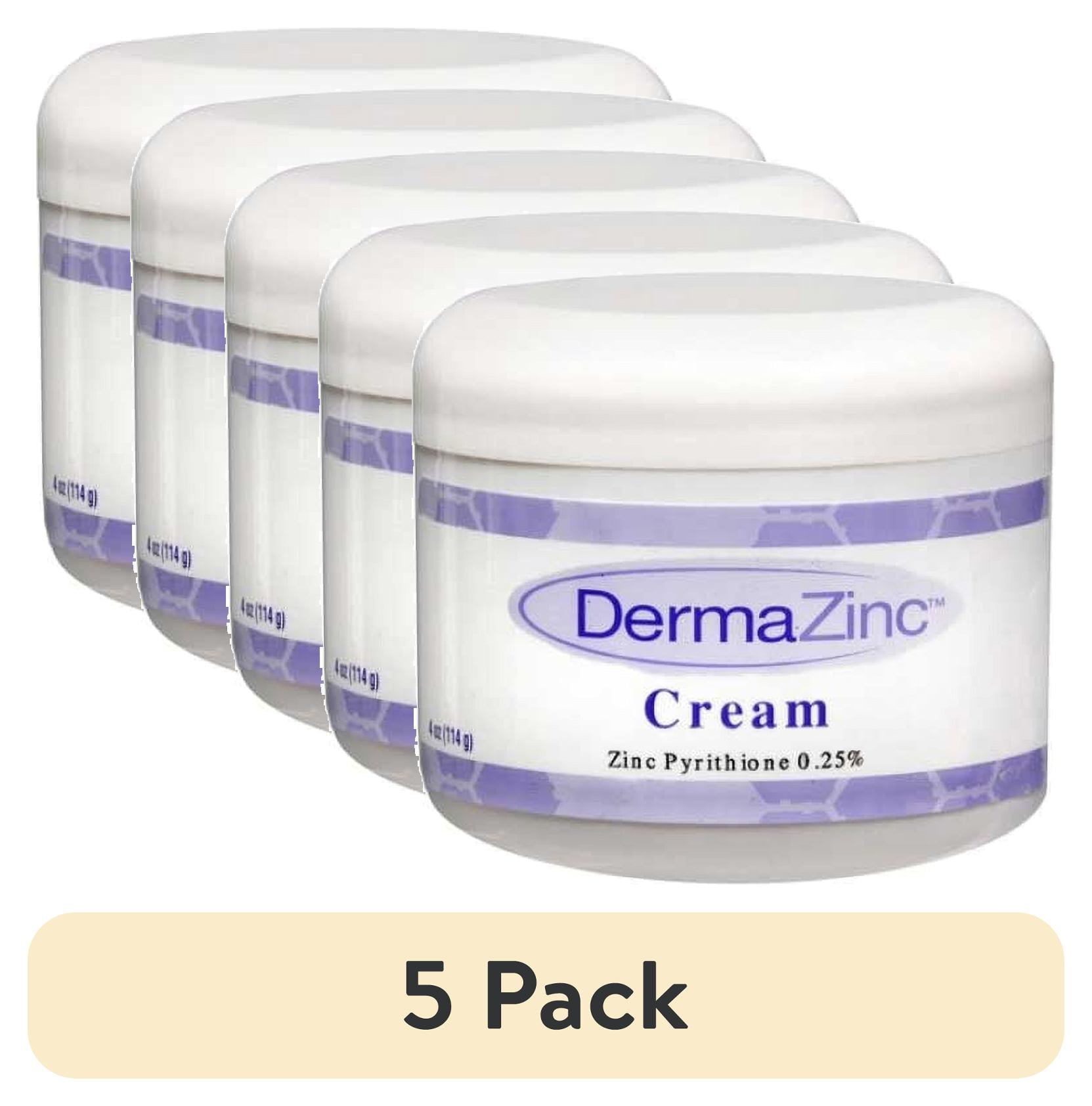(5 pack) DermaZinc Cream - 4 oz Jar - Walmart.com