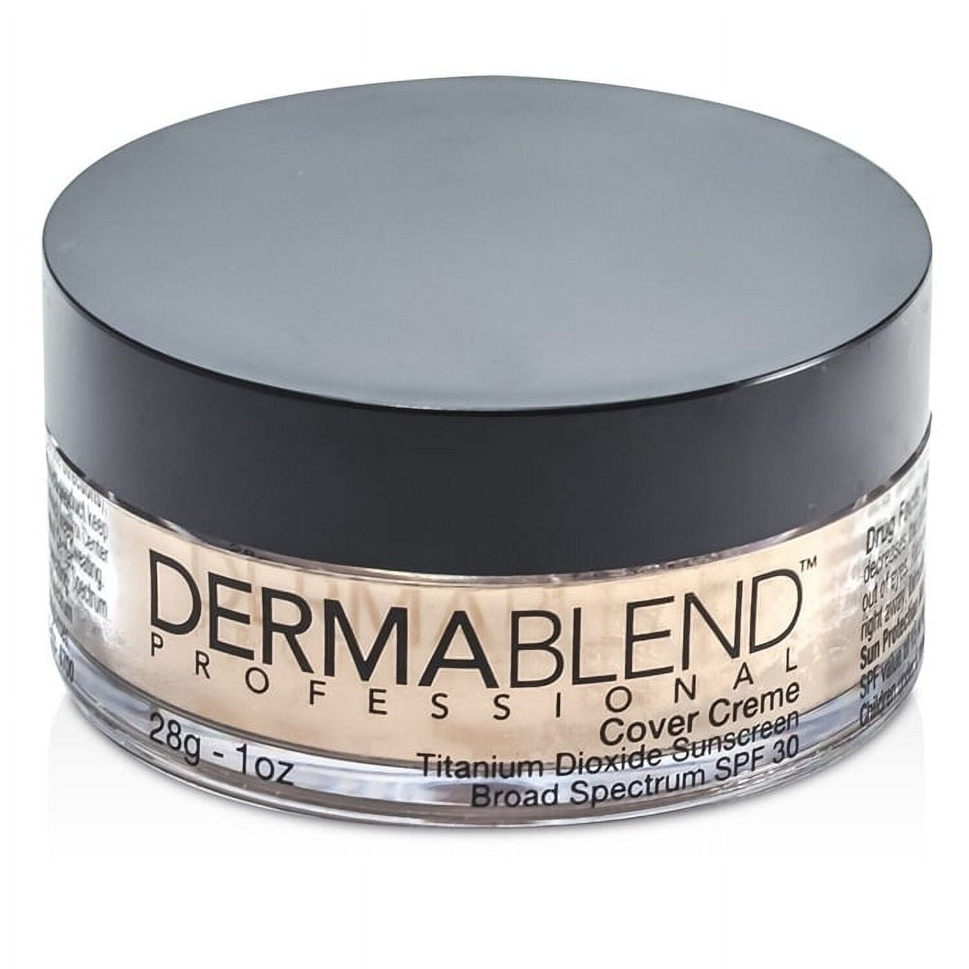 Dermablend Cover Creme Full Coverage SPF 30 - 1 oz Foundation in 0C ...