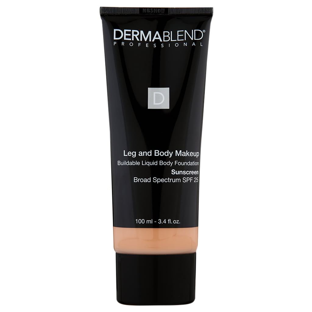Dermablend Leg & Body Makeup with Sunscreen SPF 25, 35C Light Beige ...
