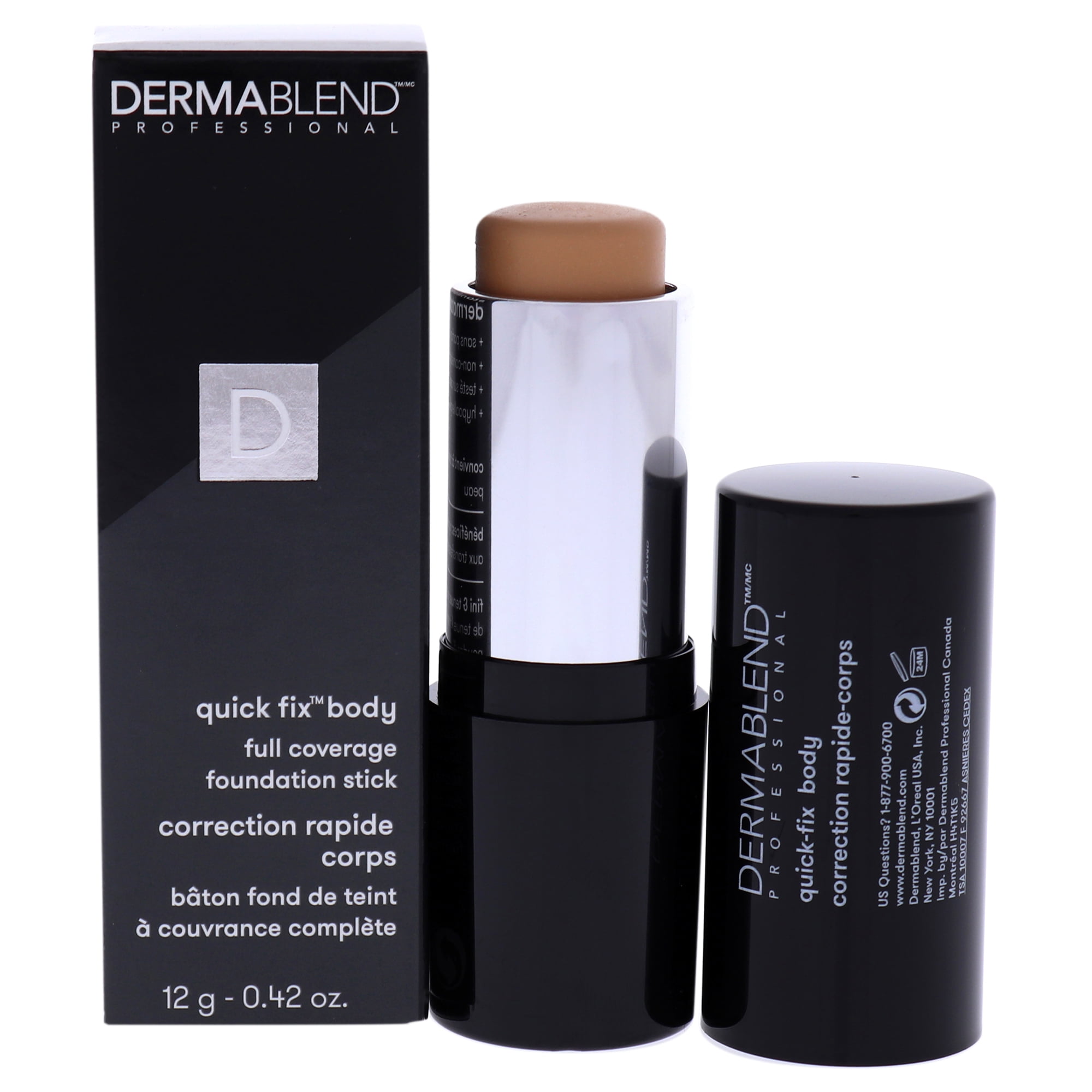 Dermablend Flawless Quick Fix Body Foundation Stick - 40W Medium, Full ...