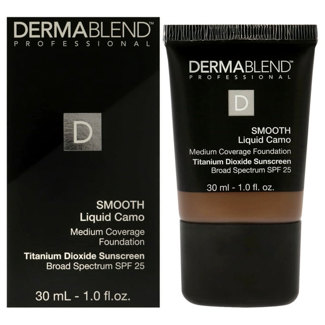 Dermablend Professional Smooth Liquid Camo Foundation, Medium Coverage, SPF 25, 1 oz - Cinnamon ...