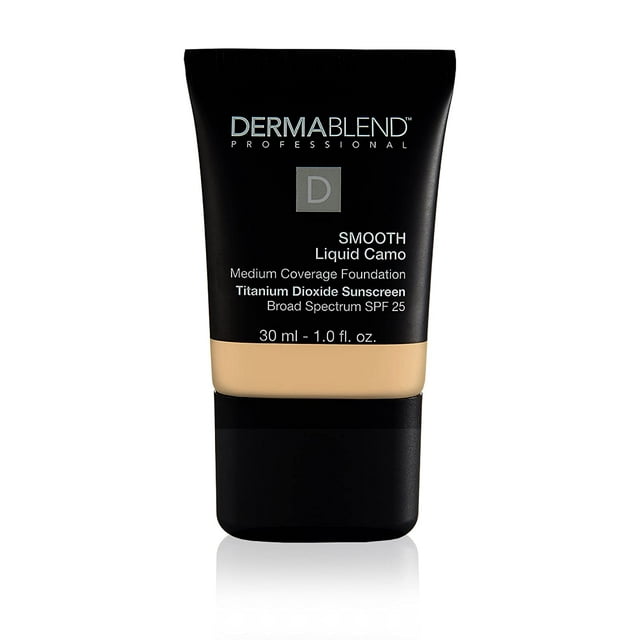 Dermablend Smooth Liquid Camo Foundation SPF 25, Hydrating, Non ...