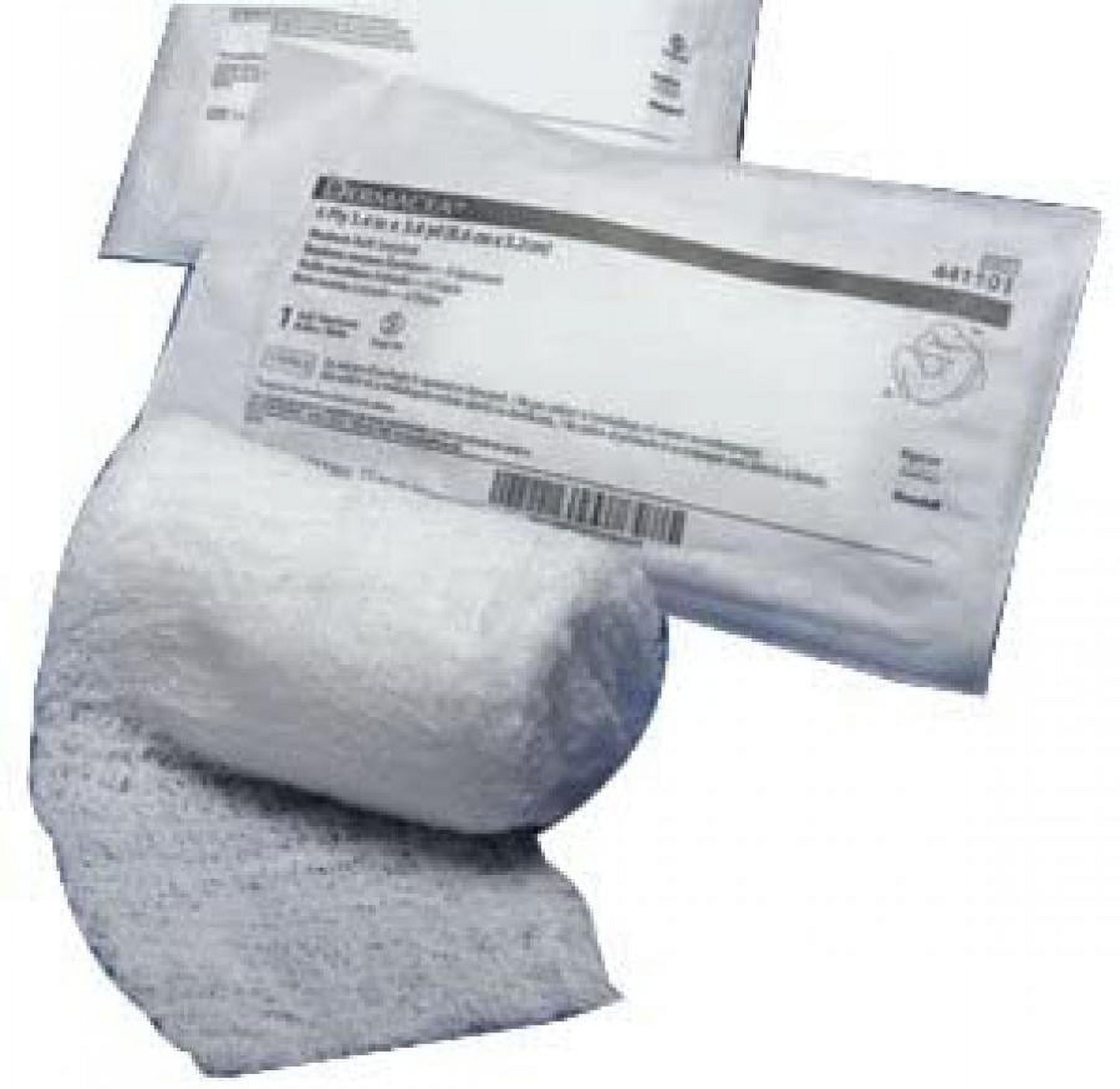 Dermacea Gauze Fluff Roll - 6-Ply, 4.5 Inches x 4-1/8 Yards, White, Non ...