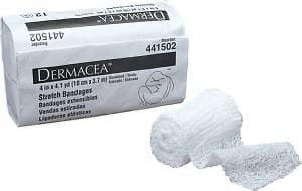Dermacea Stretch Conforming Bandage Cotton / Polyester 1-Ply 4 Inch X 4 ...