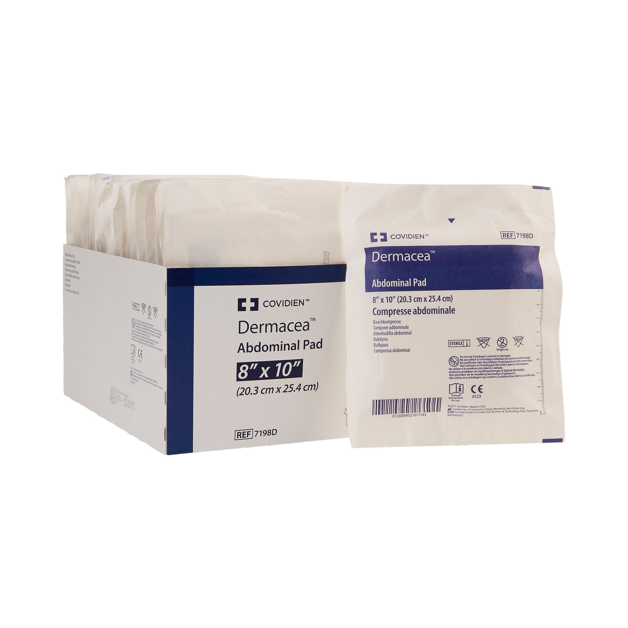 Dermacea Sterile Abdominal Pad, Wound Care Dressing, Surgical Absorbent ...