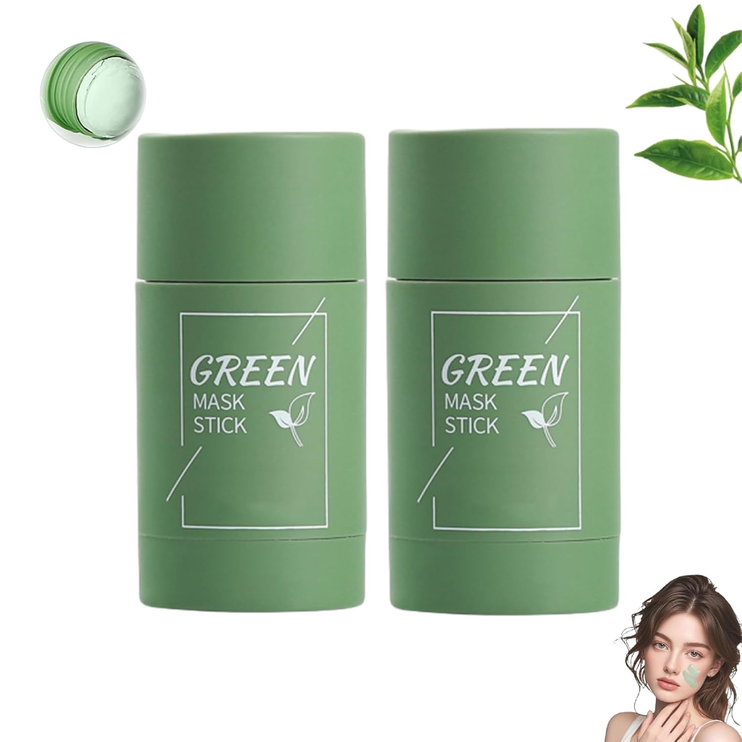 Dermaease Green Tea Deep Cleanse Mask Stick, Green Teas Deep Cleanse ...