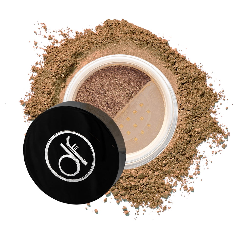 Dermaflage Mineral Foundation Powder - Dark, SPF 26, Full Coverage ...