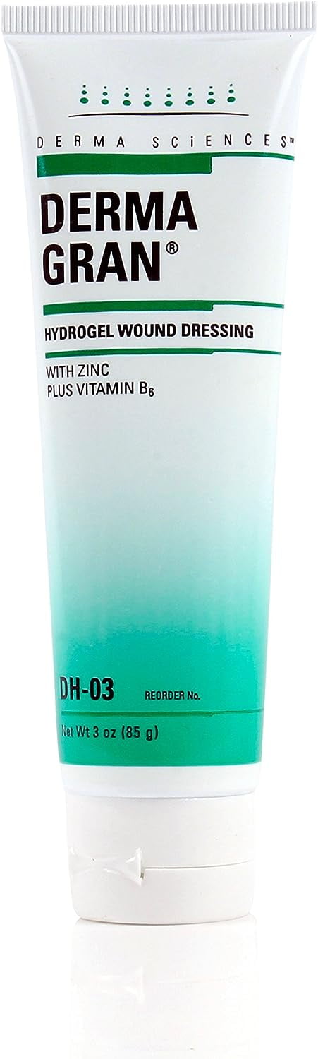 Dermagran zinc-saline hydrogel dressing 3 oz. tube part no. dh-03 (1/ea ...
