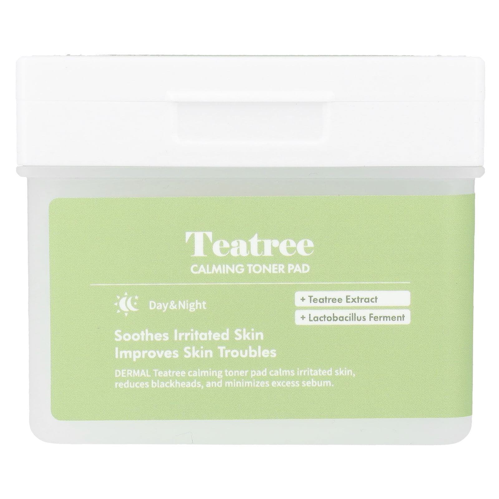 Dermal Teatree Calming Toner Pad, 120 Gauze Pads - Walmart.com