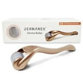 Dermanex Derma Roller for Hair and Beard Growth, 0.25mm Microneedling ...