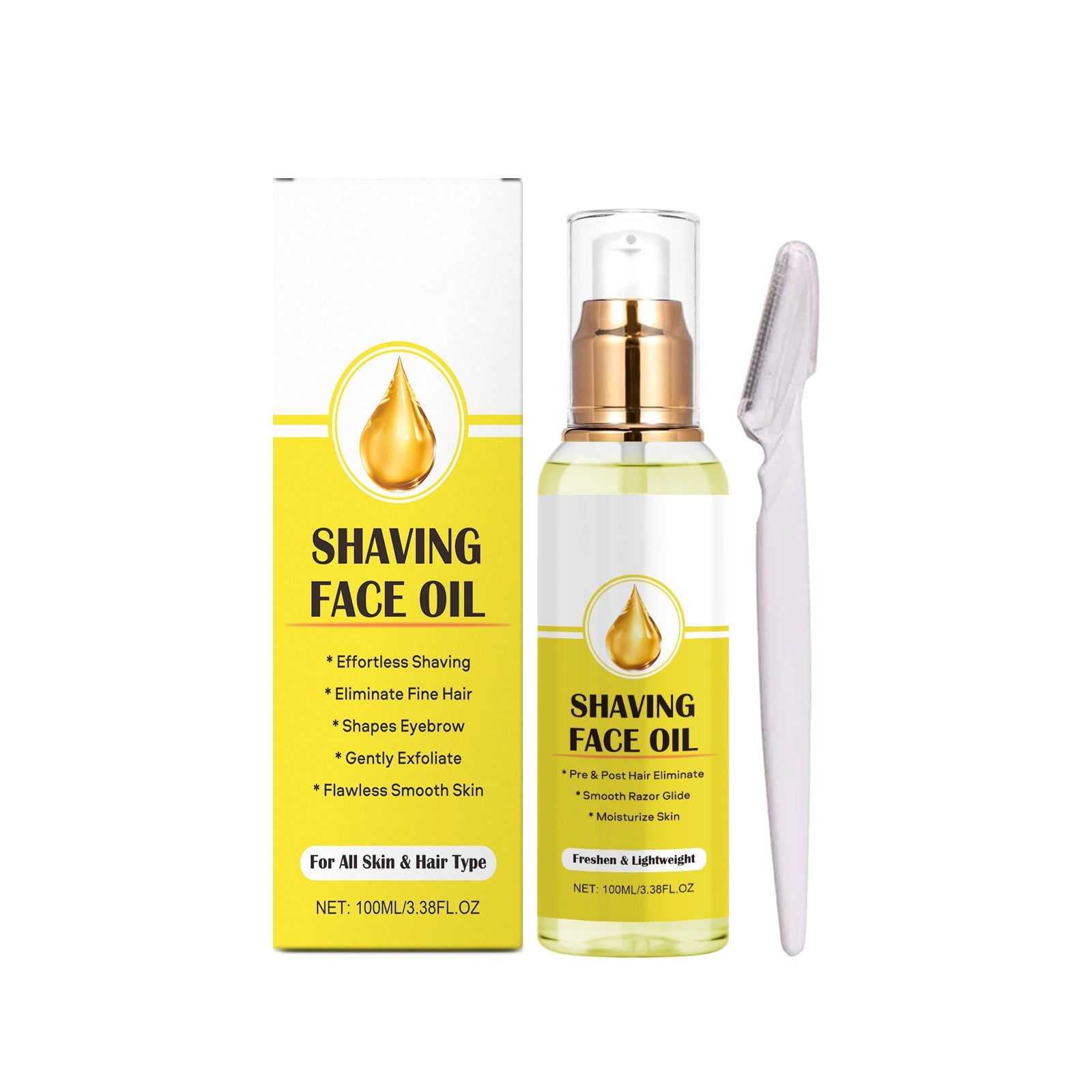 Dermaplaning Kit Dermaplane Oil With Dermaplaning Tools Shave Oil For ...