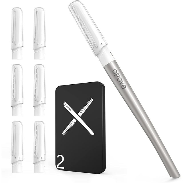 Professional Dermaplaning Set with 6 Blades, Peach Fuzz & Eyebrow ...