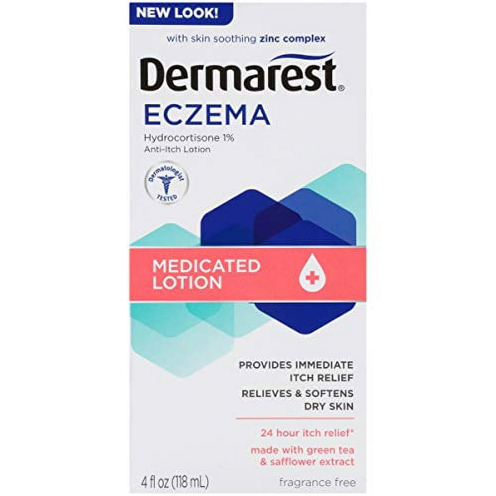Dermarest Eczema Medicated Lotion, 4 oz, 2 Pack - Walmart.com