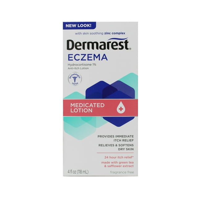 Dermarest Eczema Medicated Lotion 4 oz (Pack of 6) - Walmart.com