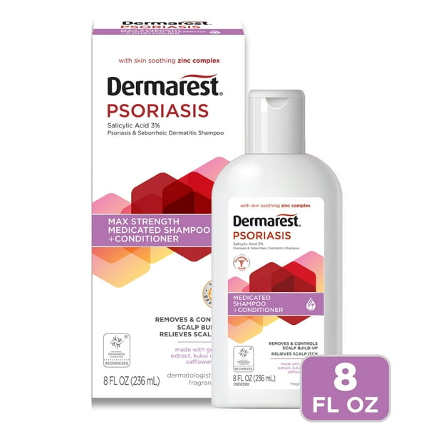 Dermarest Psoriasis Medicated Shampoo Plus Conditioner, Conditioning, 8 ...